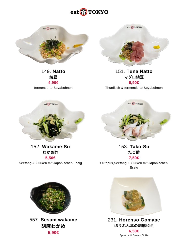 Menu Restaurant – eatTOKYO